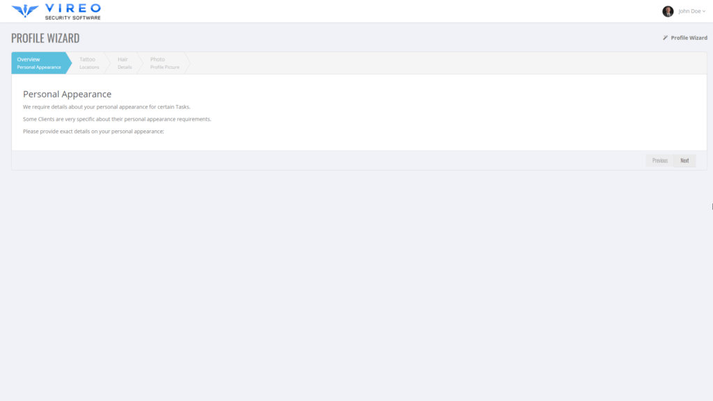Application Wizard - Vireo Software