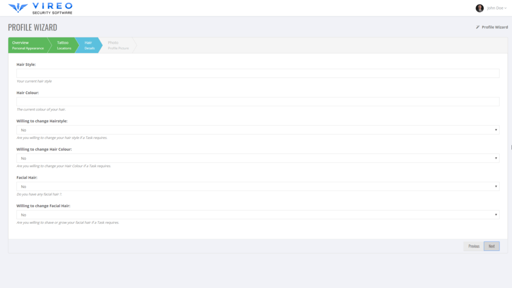 Application Wizard - Vireo Software