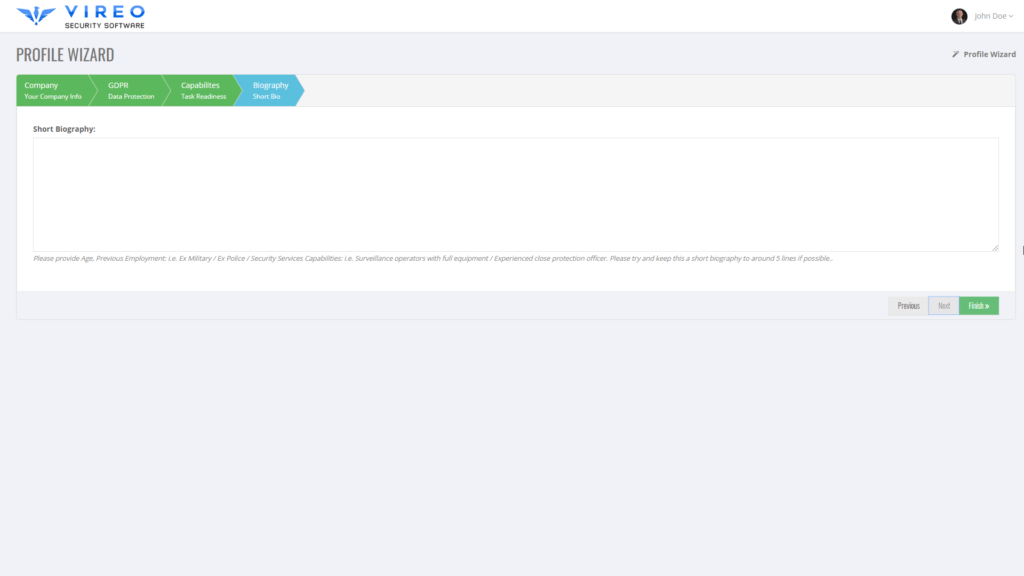 Application Wizard - Vireo Software
