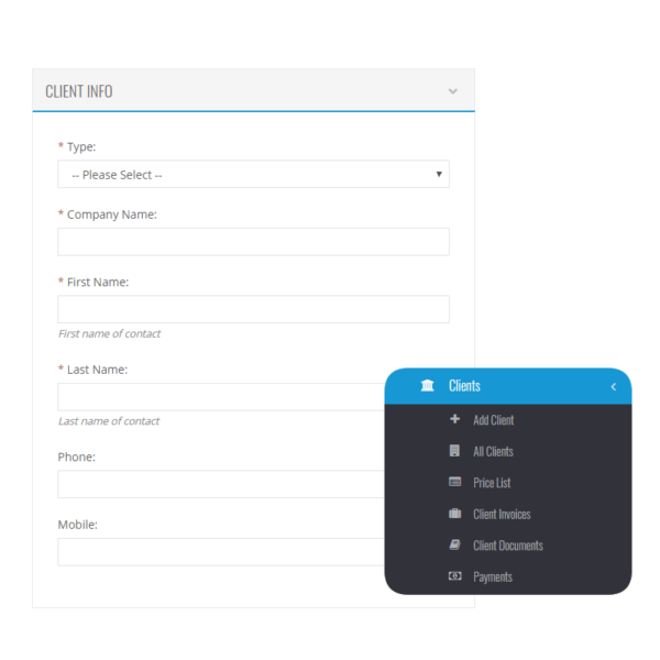 Client Management - Vireo Software