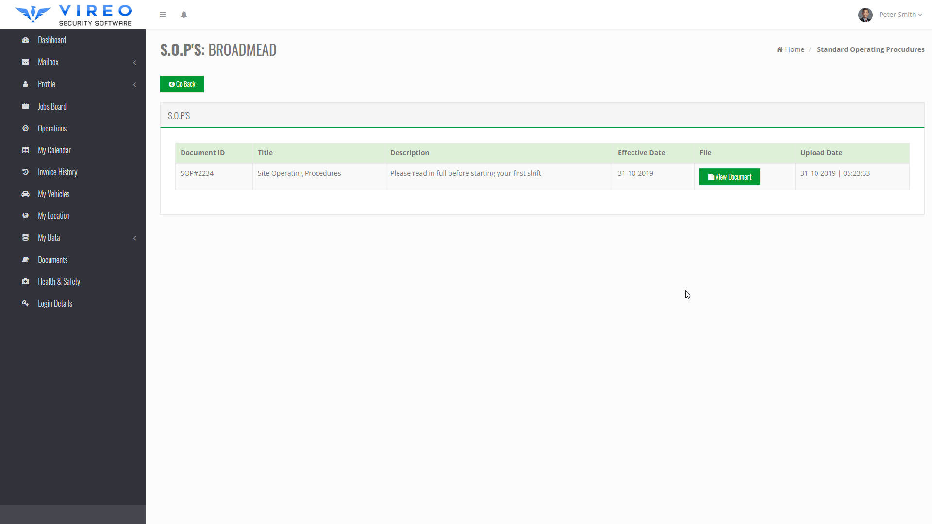 Employee Job Management - Vireo Software