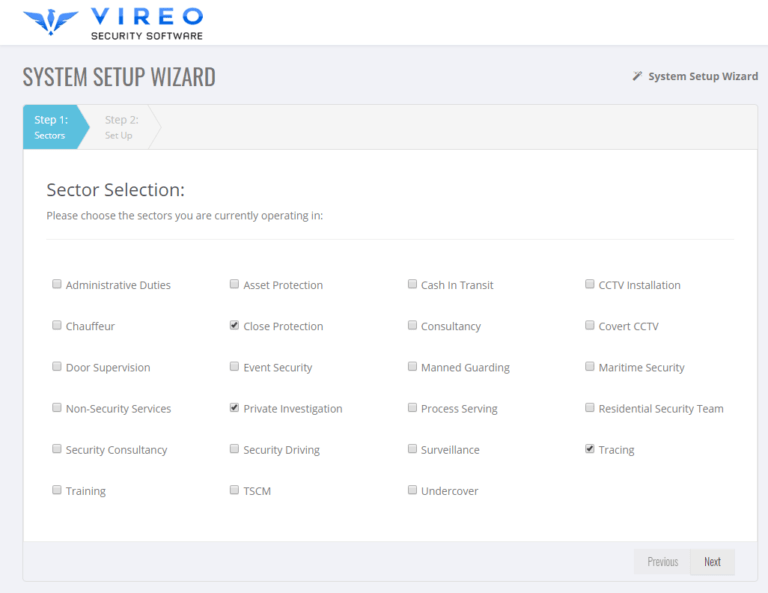 Customisation - Vireo Software